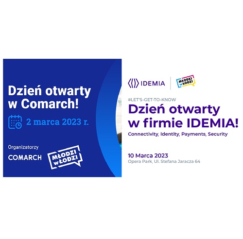 Dni Otwarte w firmach COMARCH (2 marca) oraz IDEMIA (10 marca)